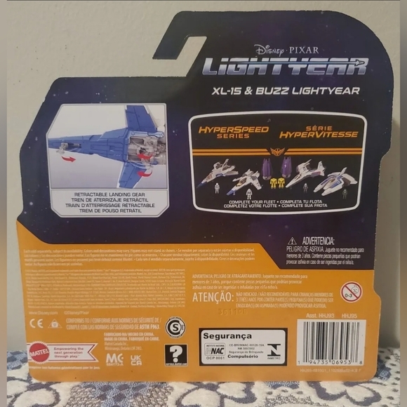 Mattel | Toys | Lightyear 222 Buzz Lightyear Xl5 Hyperspeed Series ...